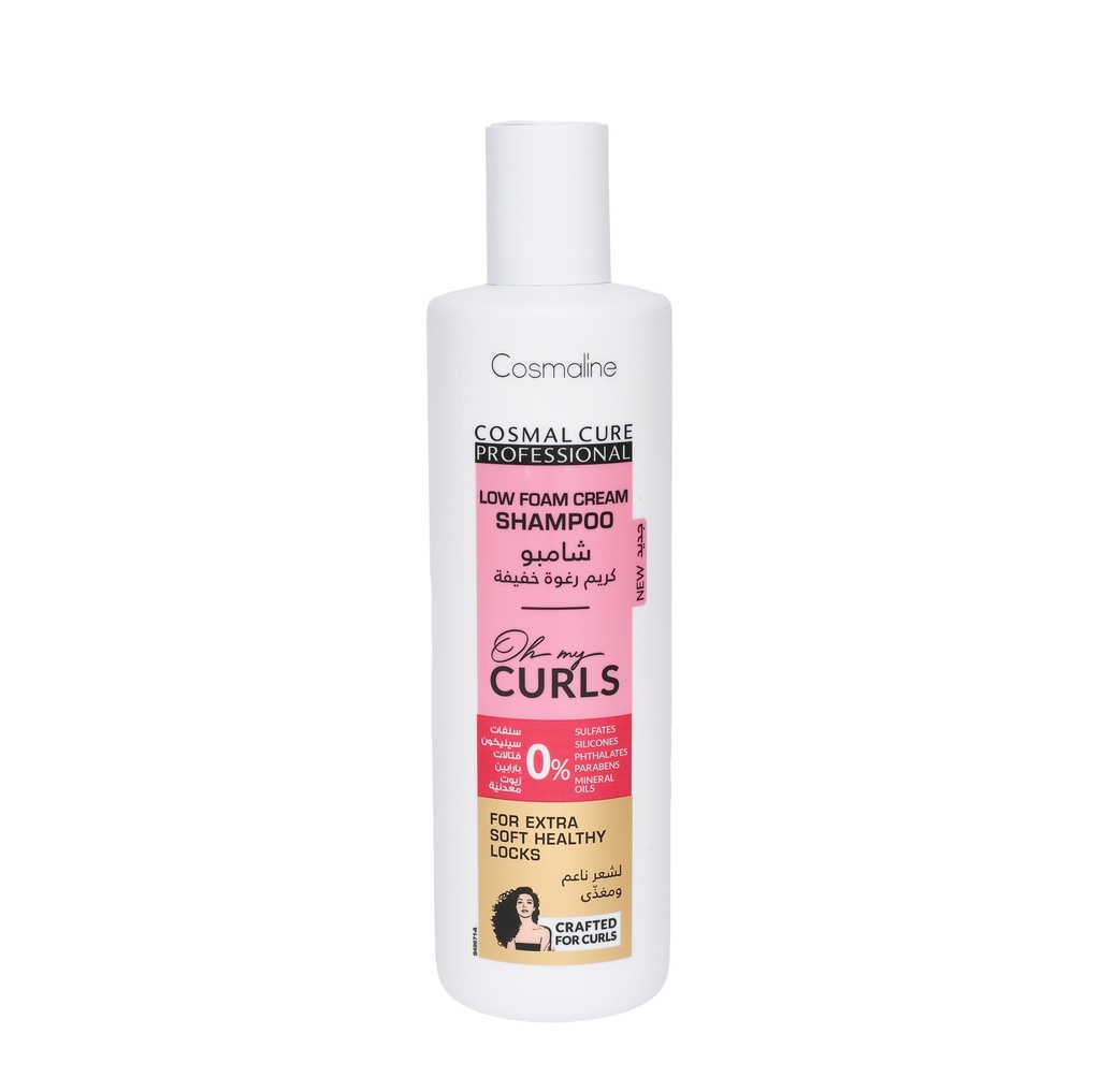 Cosmal Cure Professional Oh My Curls Cream Shampoo Low Foam 500Ml ...